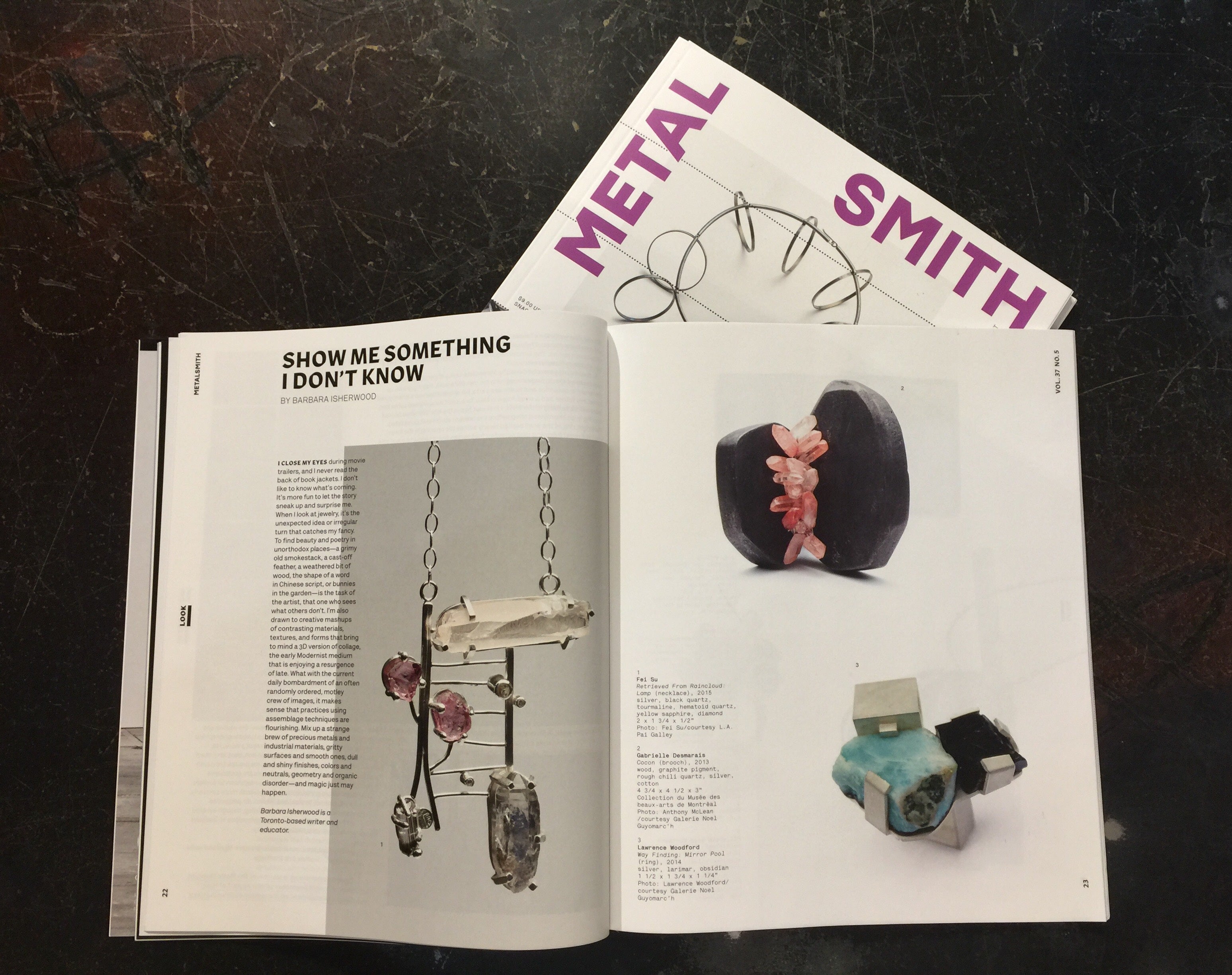 MetalSmith Magazine Article – L.A. Pai Gallery