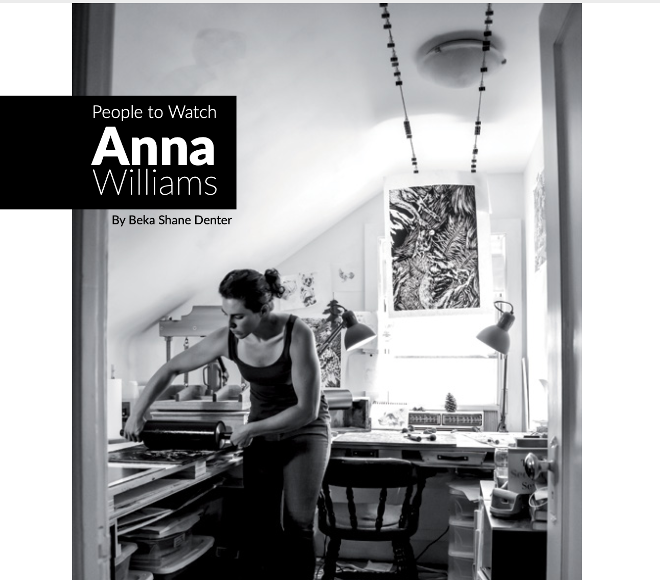 Anna Williams in Luxe Magazine – L.A. Pai Gallery