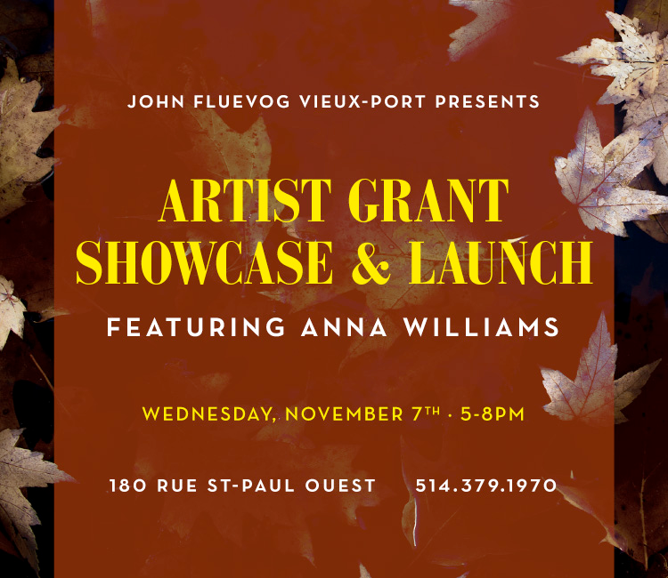 Anna Williams Presents New Work in Montreal Through the Inaugural John ...