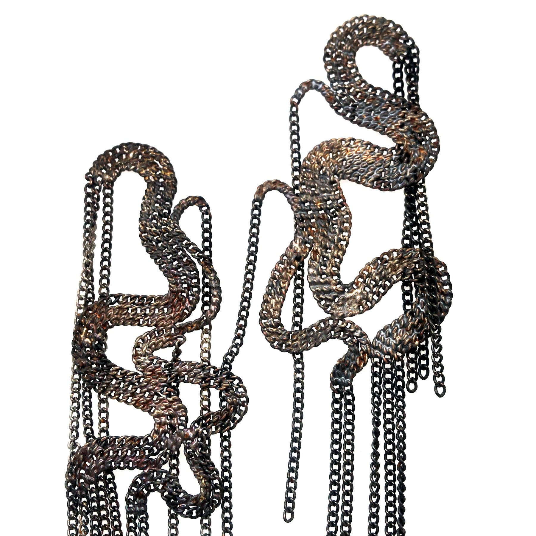 Silver Chain Long Drop Earrings by Emily Lewis – L.A. Pai Gallery